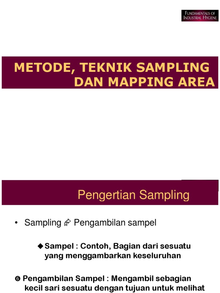 Metode Dan Teknik Sampling | PDF