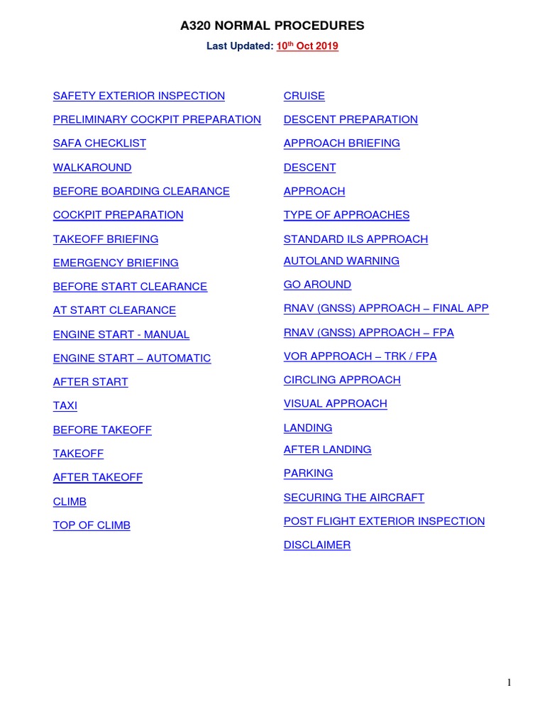 A320 Normal Procedures | PDF | Takeoff | Air Traffic Control