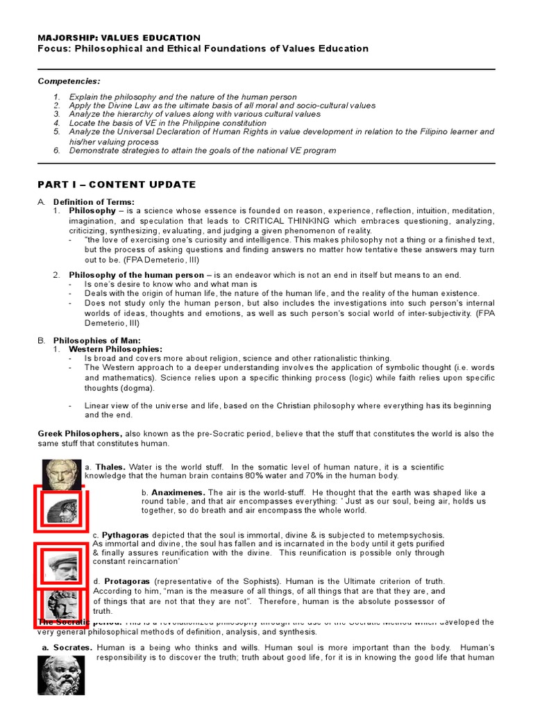 Philosophical and Ethical Foundations of Values Education | PDF | Tao ...