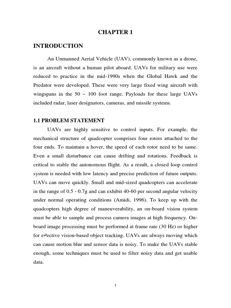 Drone Project | PDF | Unmanned Aerial Vehicle | Quadcopter
