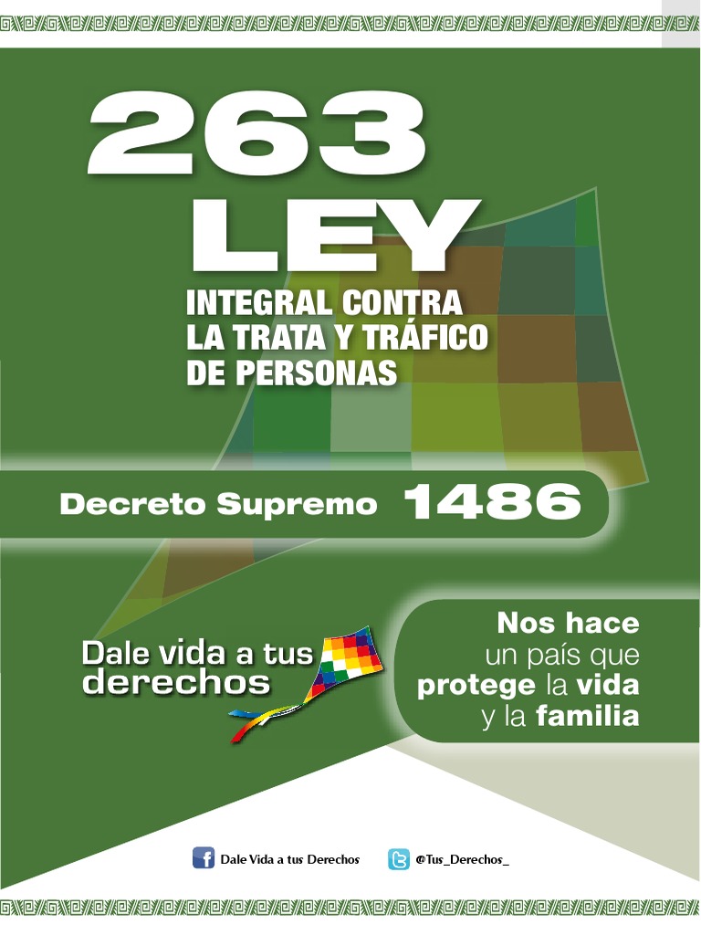 Ley 263 Actualizacion 2018 Web PDF | PDF | Trata de personas | Castigos