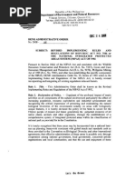 Sapa Rules (Denr Dao 2007-17) | PDF | Protected Area | Sustainability