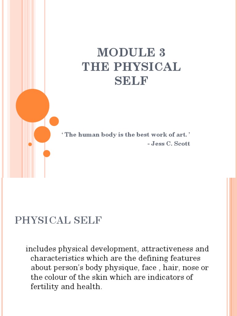 The Physical Self: The Human Body Is The Best Work of Art. ' - Jess C ...