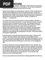 Poverty Positionpaper by Anne | PDF | Philippines | Poverty