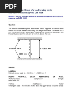 Masonry Design Examples To BS5628 | PDF | Masonry | Structural Engineering