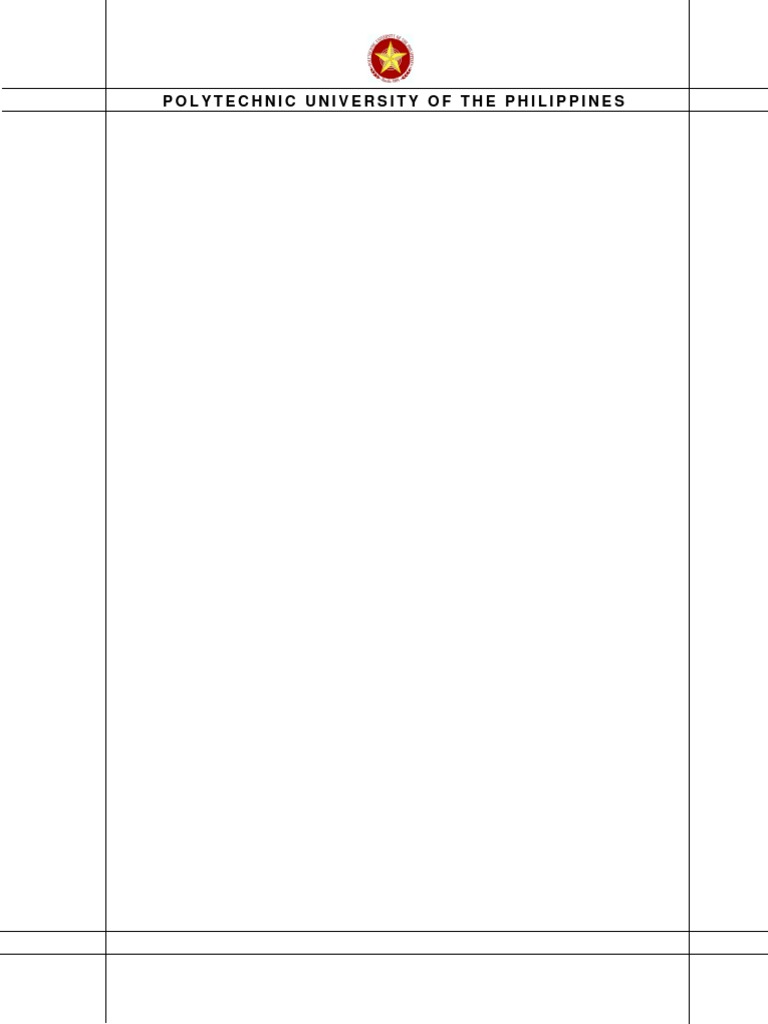 Polytechnic University of The Philippines | PDF