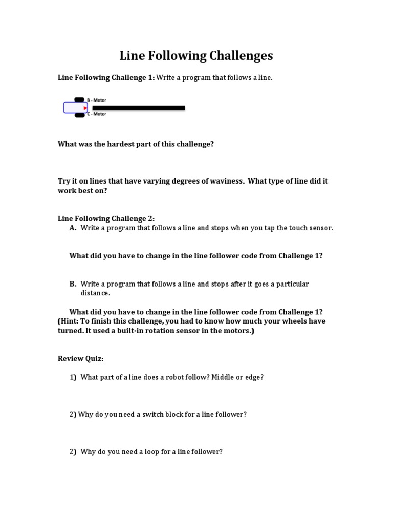 Basic Line Follower | PDF