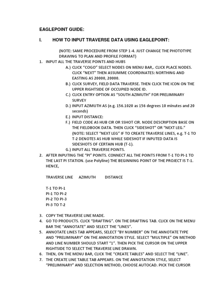 Eaglepoint Manual Lecture | PDF | Contour Line | Icon (Computing)