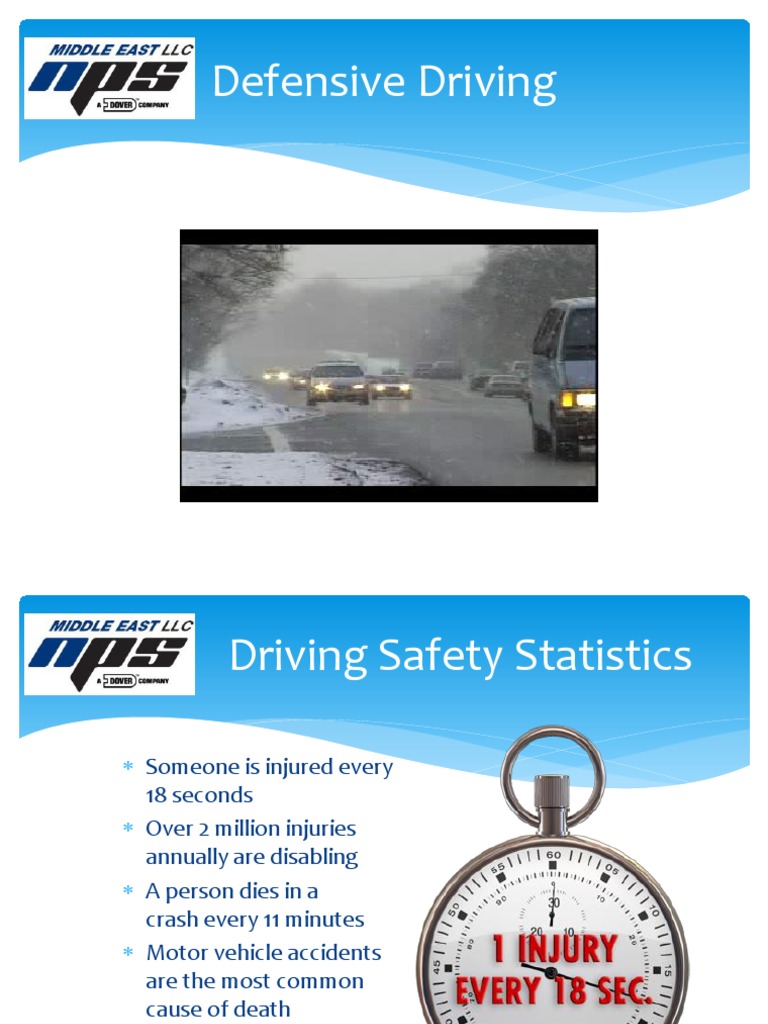 Defensive Driving Safety | PDF | Traffic Collision | Vehicles