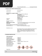 Diesel SDS en | PDF | Dangerous Goods | Toxicity