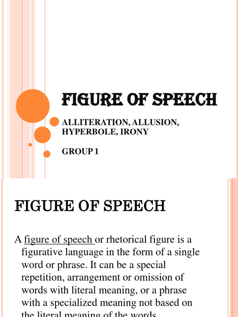 Figure of Speech | PDF | Irony | Literary Techniques