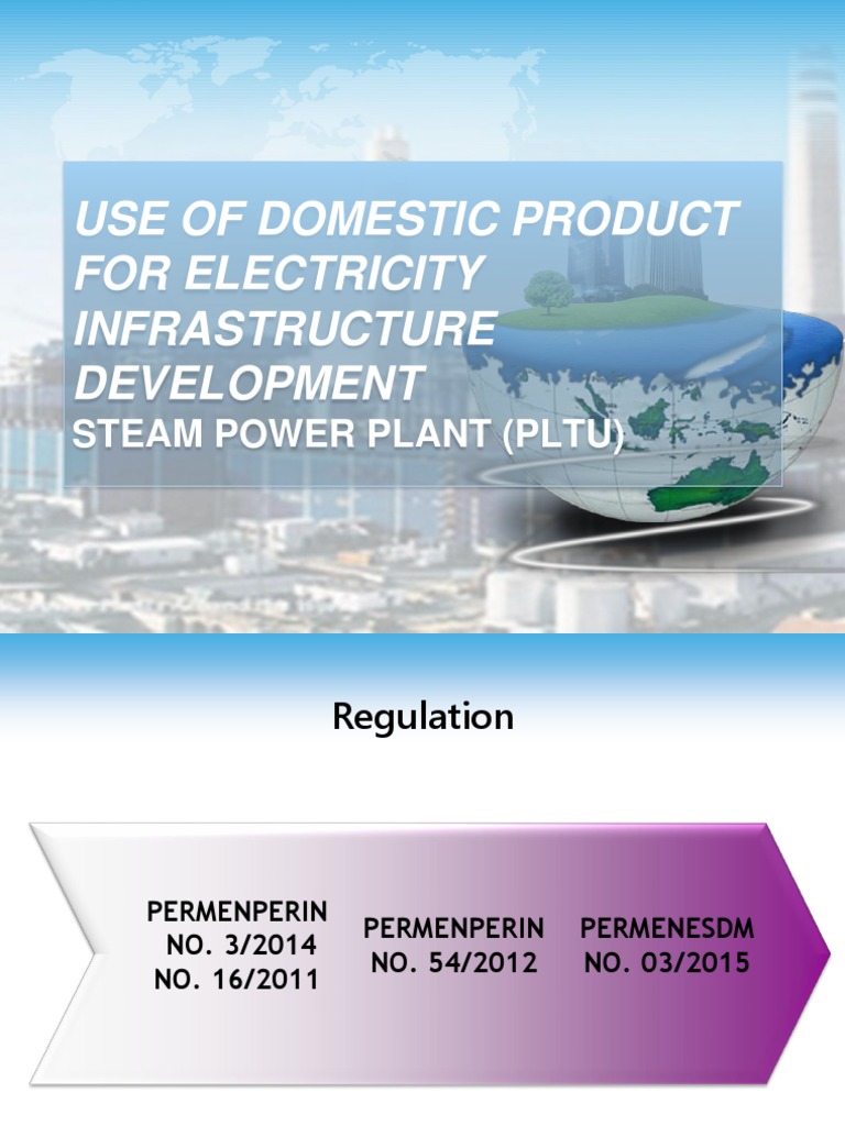Use of Domestic Product For Electricity Infrastructure Development | PDF | Verification And ...