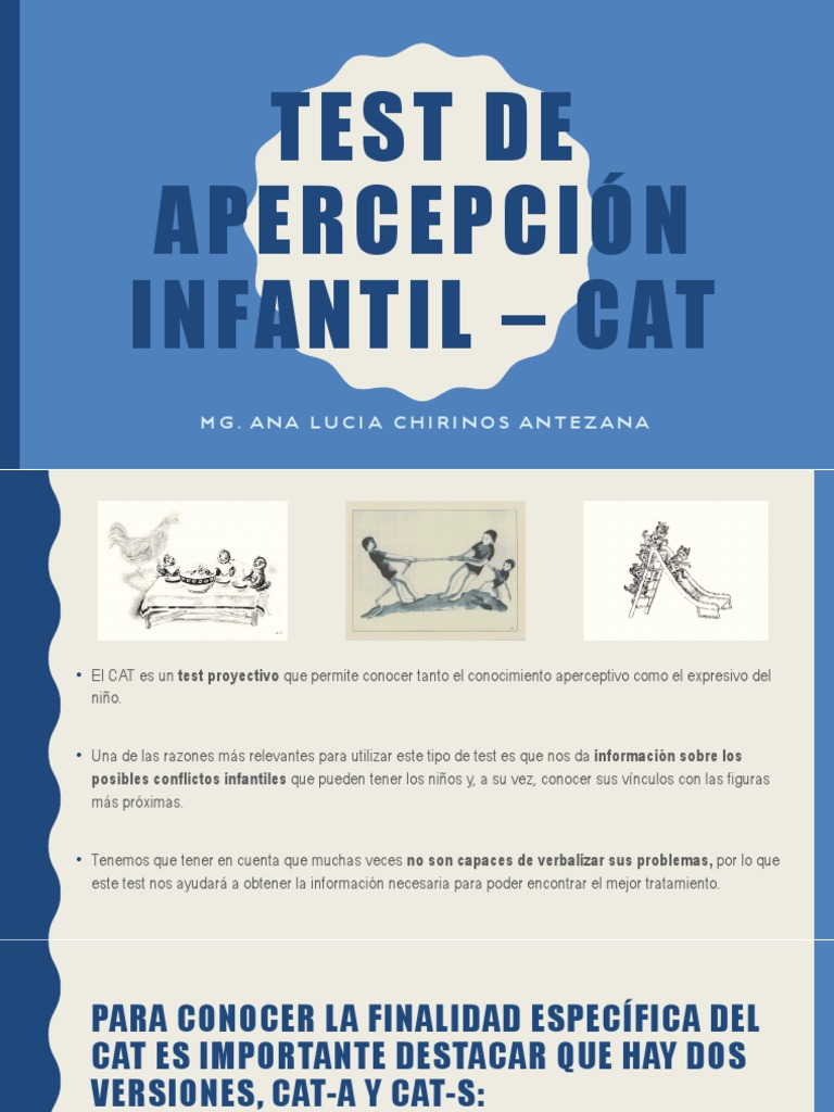 Test de Apercepción Infantil - Cat | PDF | Complejo de Edipo | Conocimiento