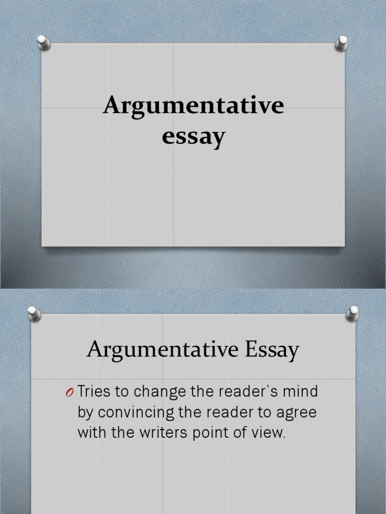 Understanding Argumentative Essays | PDF | Essays | Argument