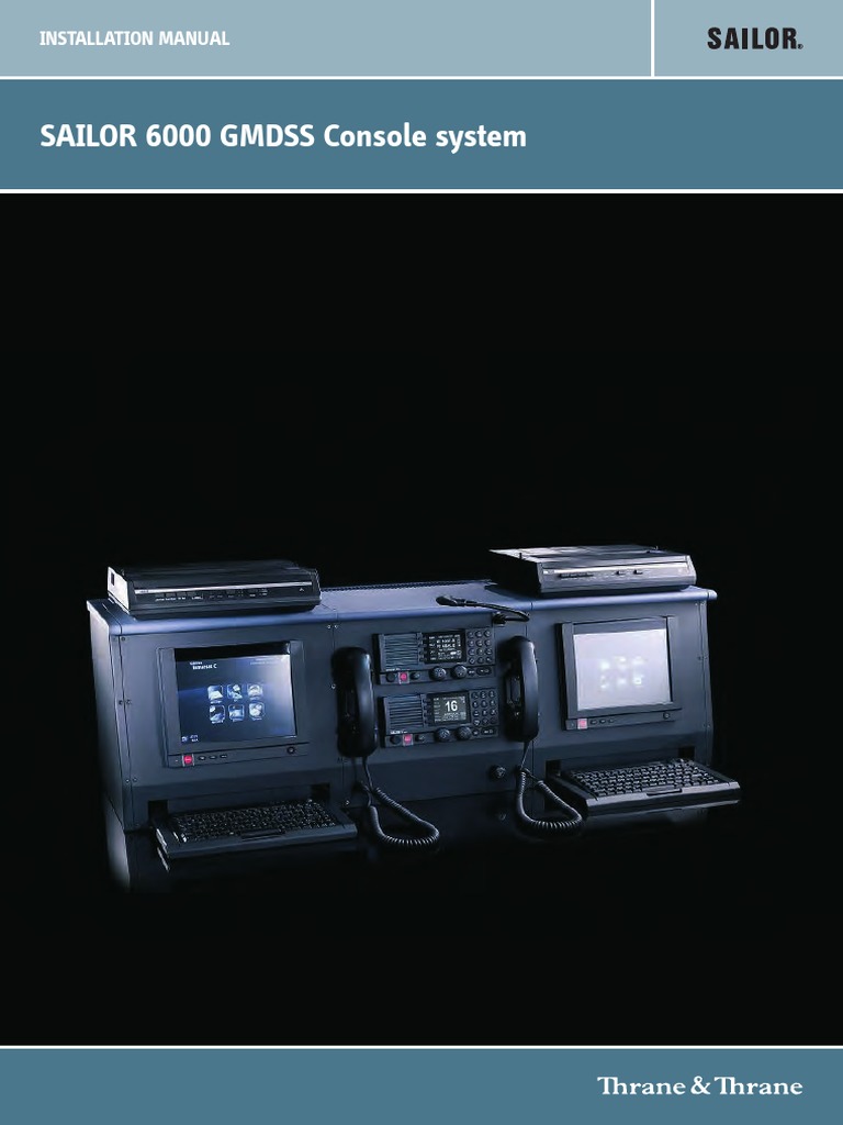Sailor 6000 GMDSS Console System (Installation Manual) PDF | PDF ...