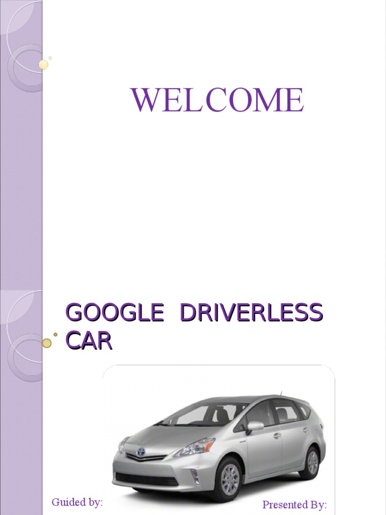 Google Driverless Car Overview | PDF | Waymo | Lidar