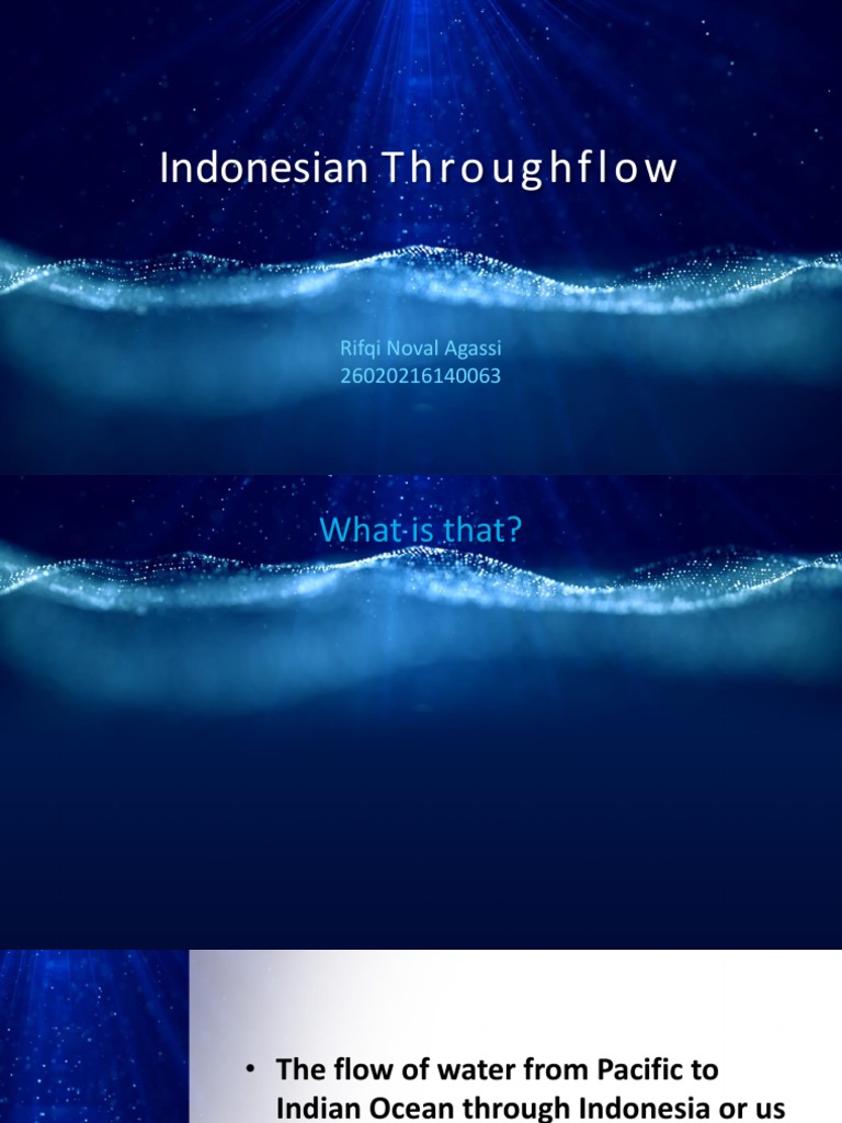 Rifqi Noval (Indonesian Throughflow) | PDF | Sea | Indonesia