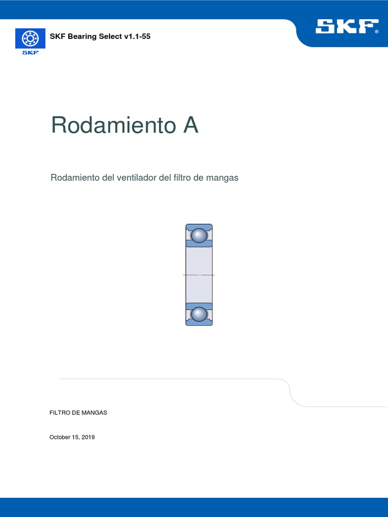SKF Bearing Select | PDF | Bearing (Mechanical) | Physical Quantities