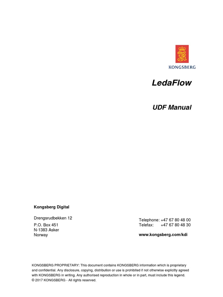LedaFlow UDF Manual | PDF | Parameter (Computer Programming) | Viscosity