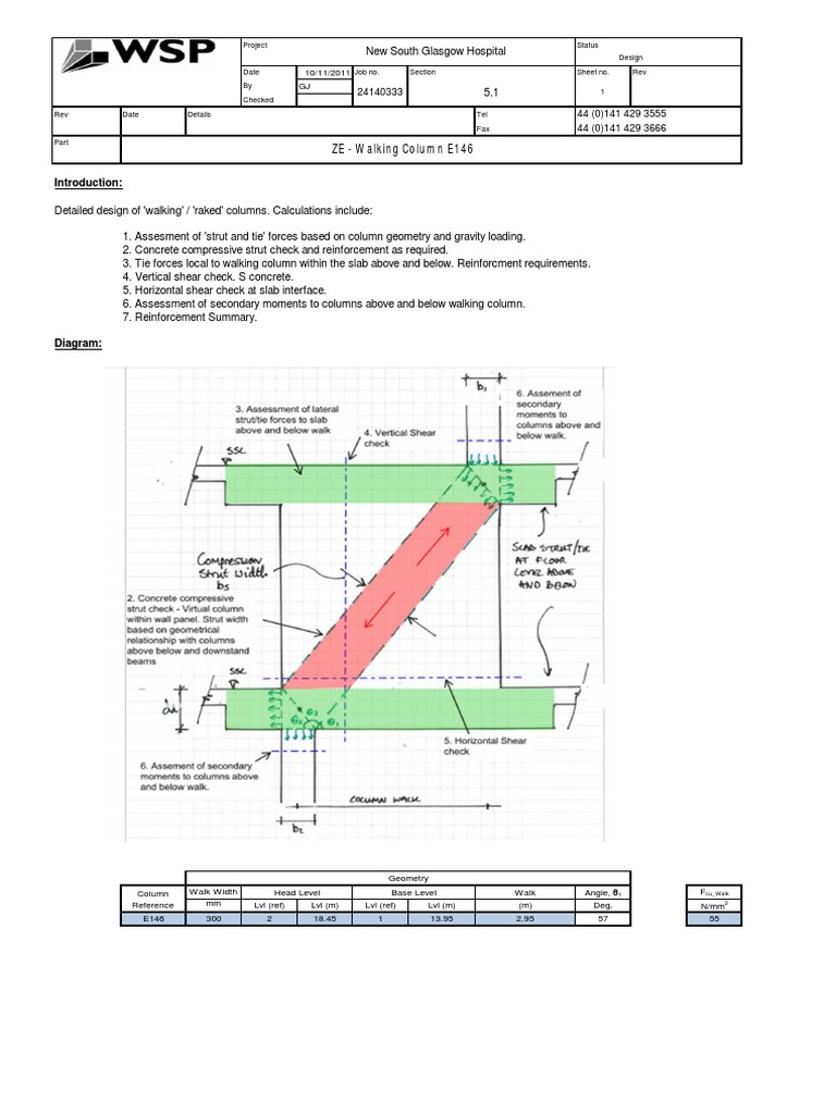 Walking Column Design E146gj111110 PDF | PDF | Beam (Structure) | Column