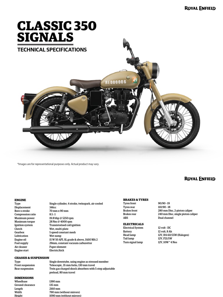 Classic 500 Signals Specifications PDF | PDF