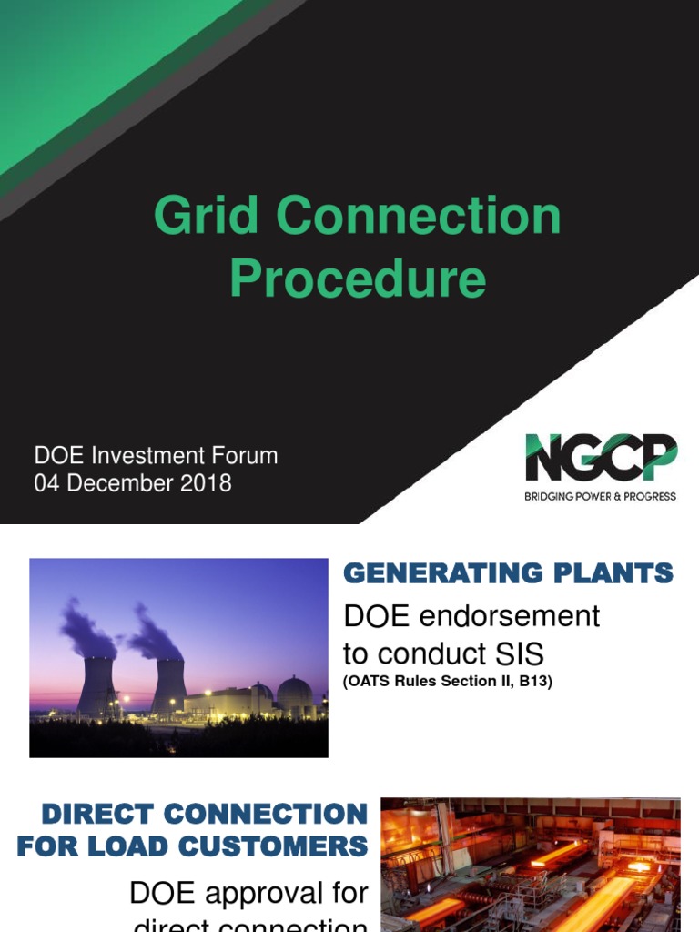 NGCP Grid Connection Procedures | PDF | Electrical Grid | Electrical ...