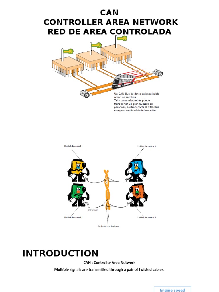 CAN Controller Area Network Red de Area Controlada | PDF | Data ...