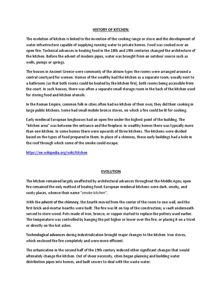 Kitchen Assignment | PDF | Kitchen | Home