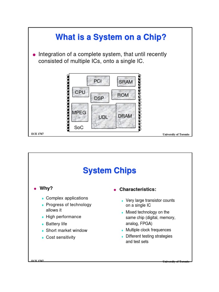 What Is A System On A Chip? | PDF | System On A Chip | Multi Core Processor