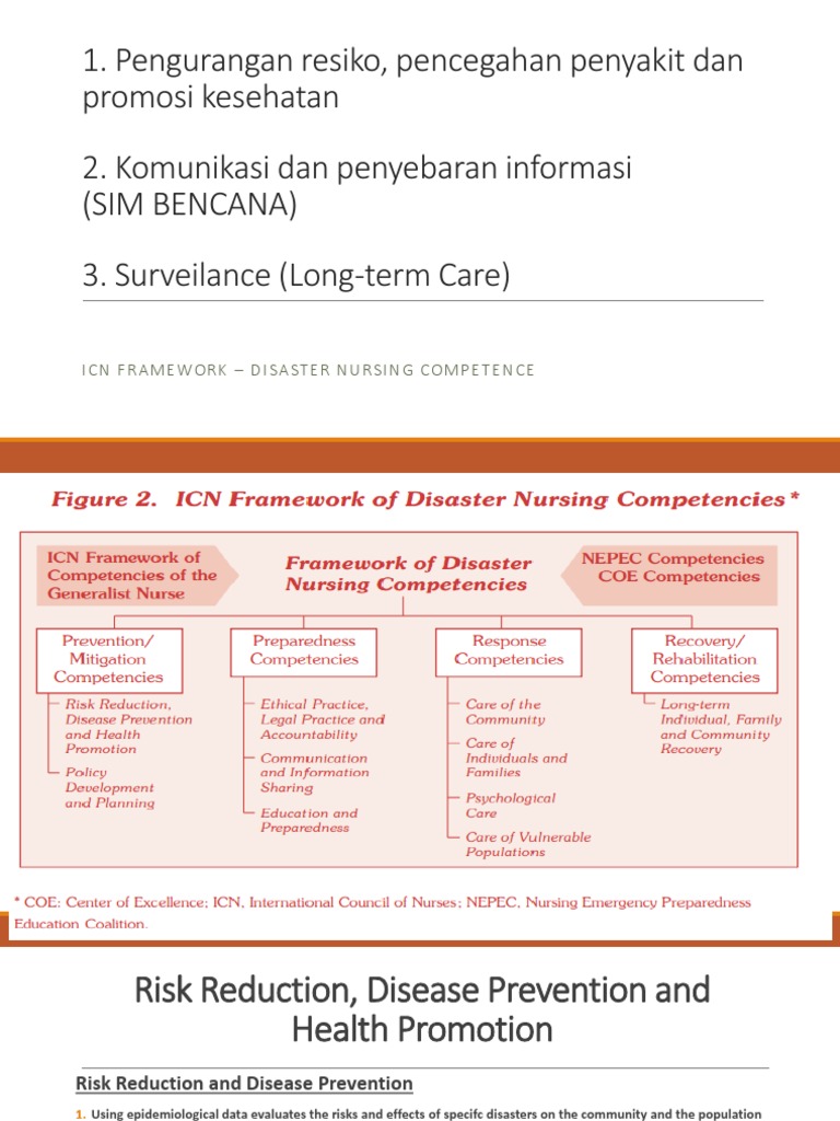 ICN Framework - Disaster Mitigation & Prep | PDF | Disaster Risk Reduction | Public Health