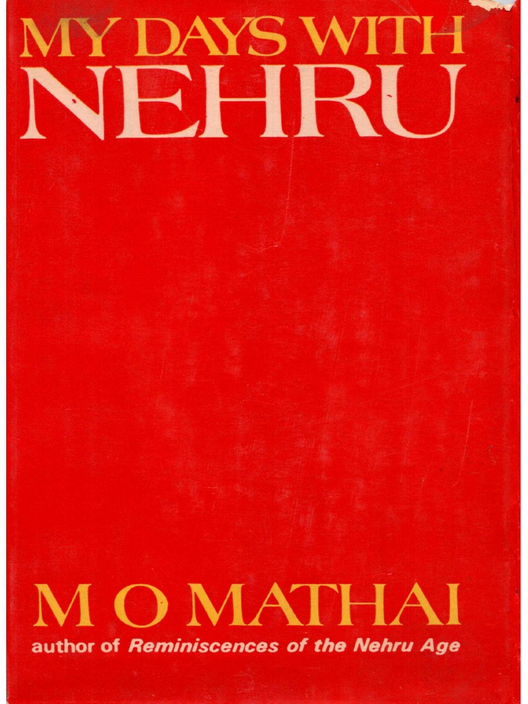 My Days With Nehru | PDF | Jawaharlal Nehru