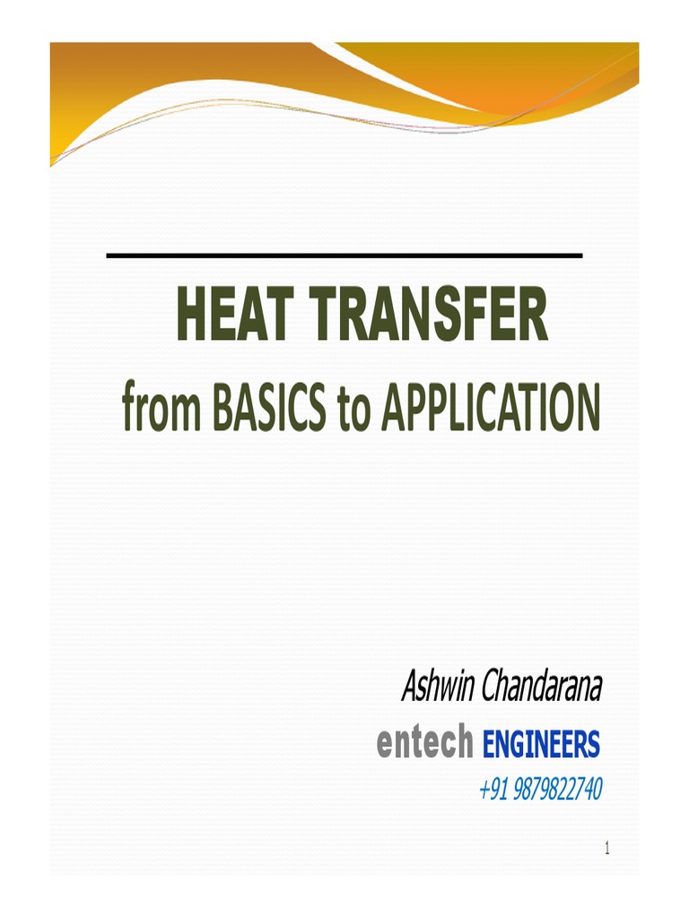 Heat Transfer Basics | PDF | Heat Transfer | Heat Exchanger