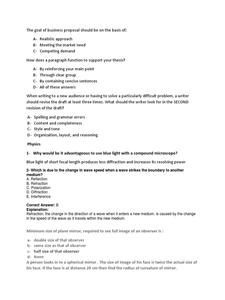 The Goal of Business Proposal Should Be On The Basis of | PDF