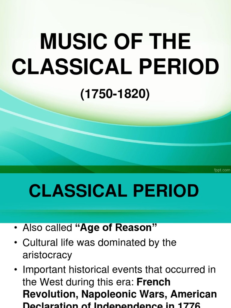 Music of The Classical Period | PDF