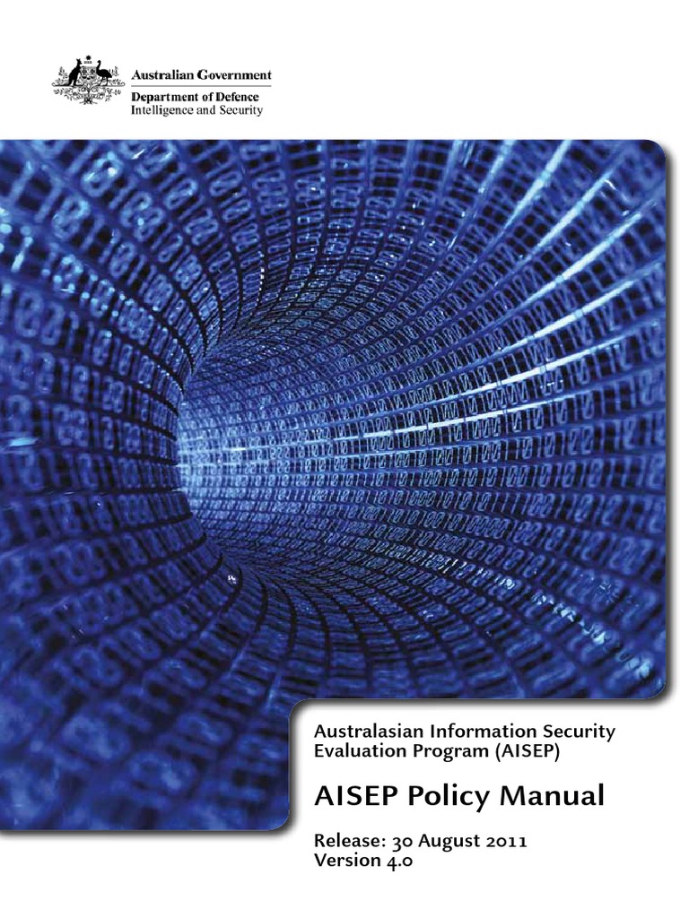AISEP Policy Manual Overview | PDF | Information Security | Government
