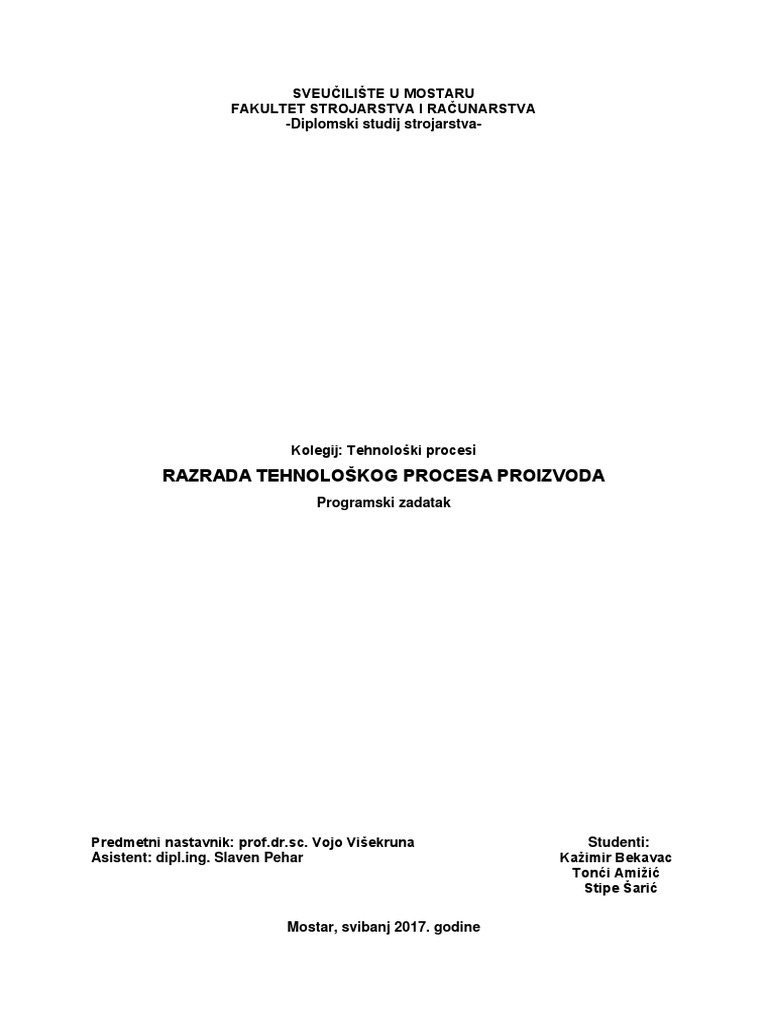 Programski Zadatak | PDF