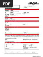 Airway Bill SAMPLE | PDF | Invoice | Shipping Service