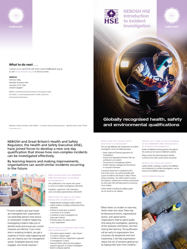 Hse Incident Investigation | PDF | Safety | Business