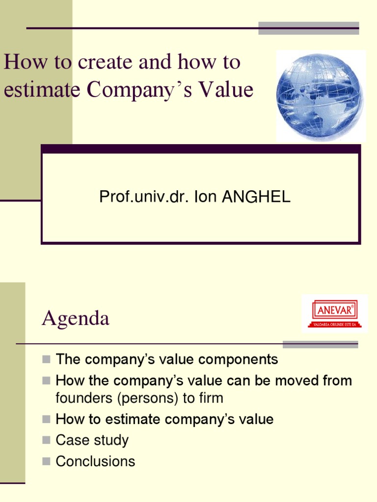 2 - How To Create Business Value | Download Free PDF | Goodwill ...
