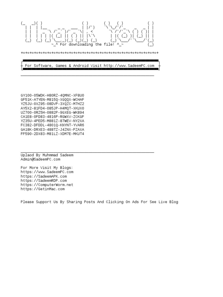 License Keys | PDF