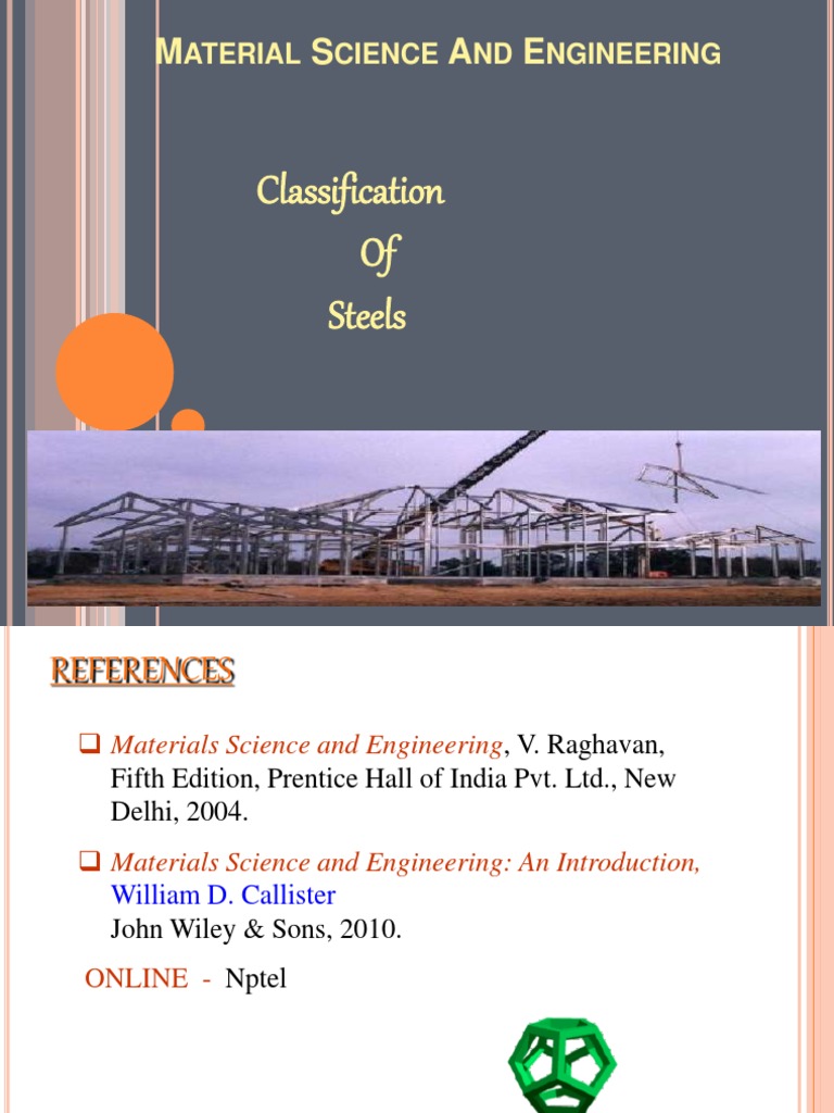 Steel Classification | PDF | Steel | Alloy