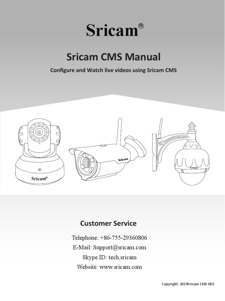 Sricam CMS Manual | PDF | Icon (Computing) | Microsoft Windows