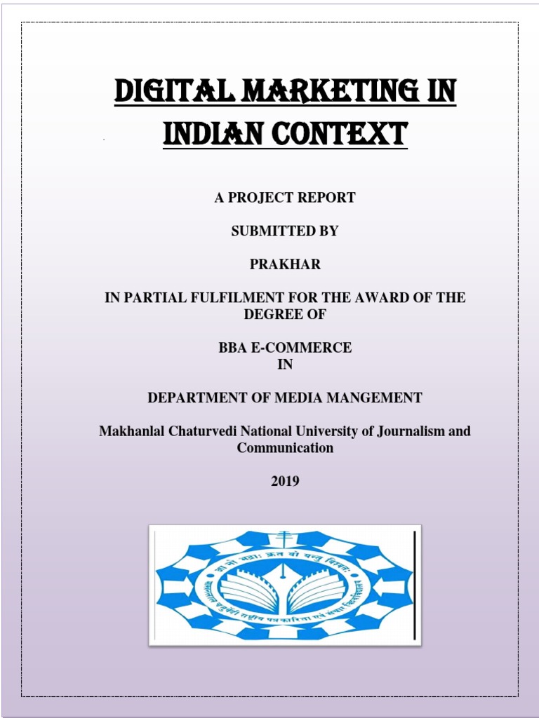 Project On e Commerce | PDF | Search Engine Optimization | Web Search ...