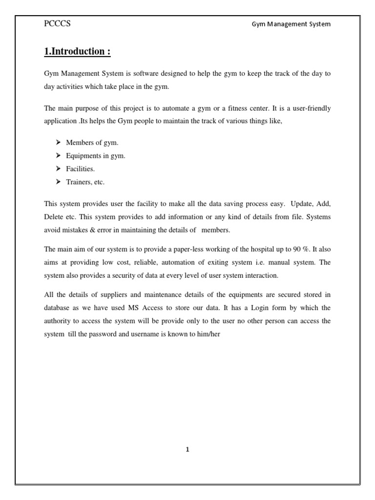 Gym Management System | PDF | Feasibility Study | Software Testing