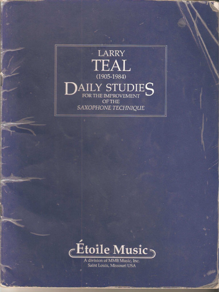 Larry Teal-Daily Studies | PDF