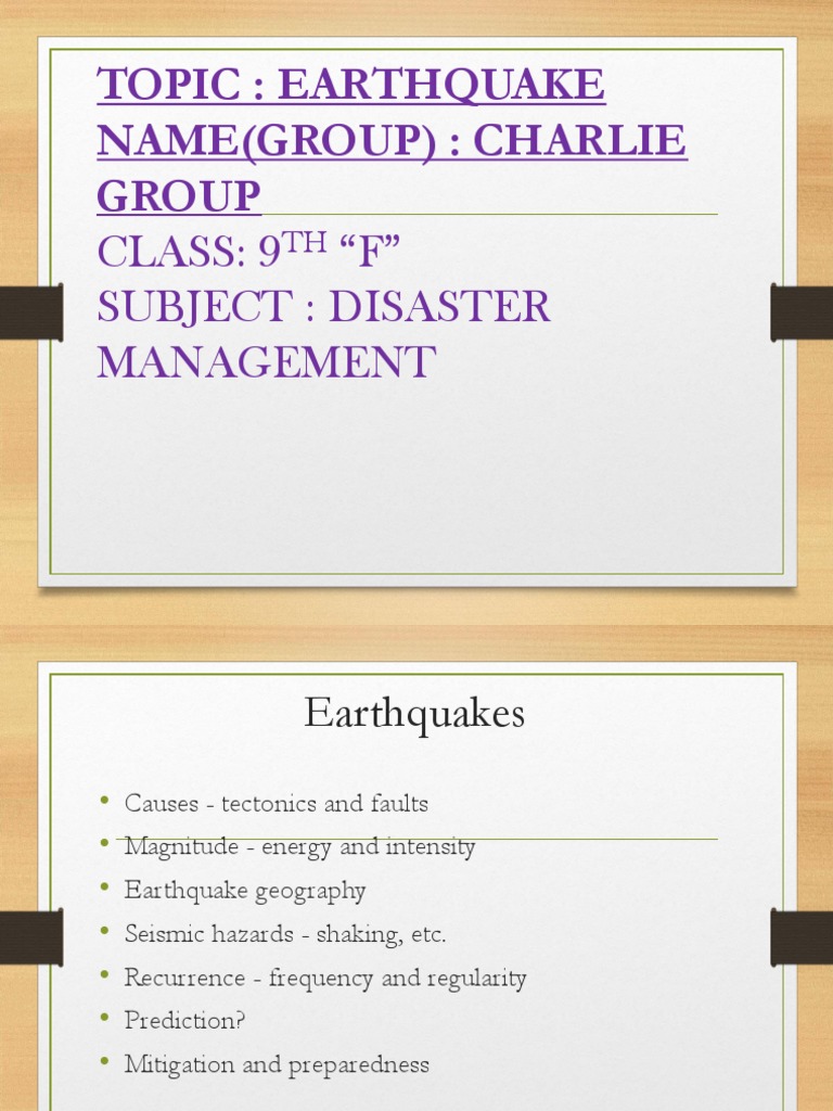 Earthquakes | PDF | Earthquakes | Geotechnical Engineering
