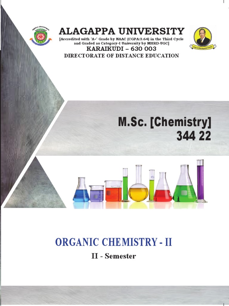 2 - M - SC - (Chemistry) - 344 22 - Organic Chemistry-II | PDF ...
