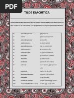 Ficha Práctica Tilde Diacritica | PDF