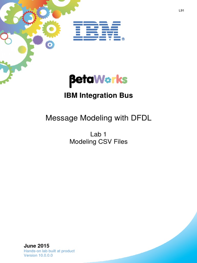 Message Modeling With Dfdl Ibm Integration Bus Pdf Areas Of Computer Science Computing