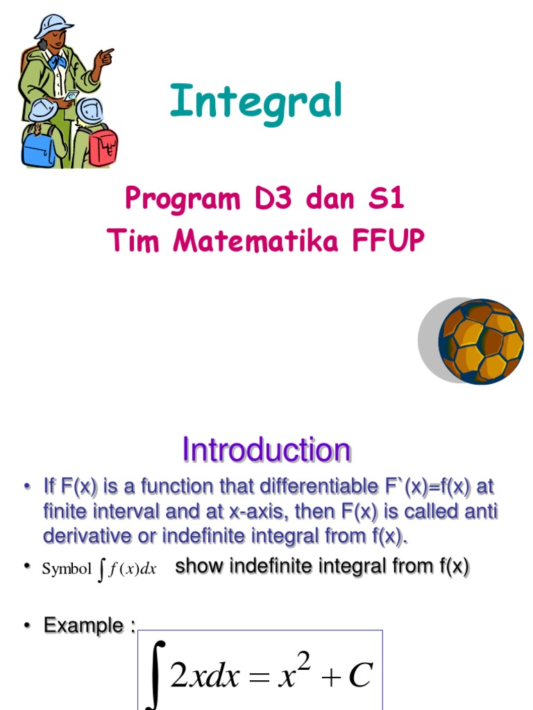Integral Program D3 Dan S1 Tim Matematika Ffup Pdf Theoretical